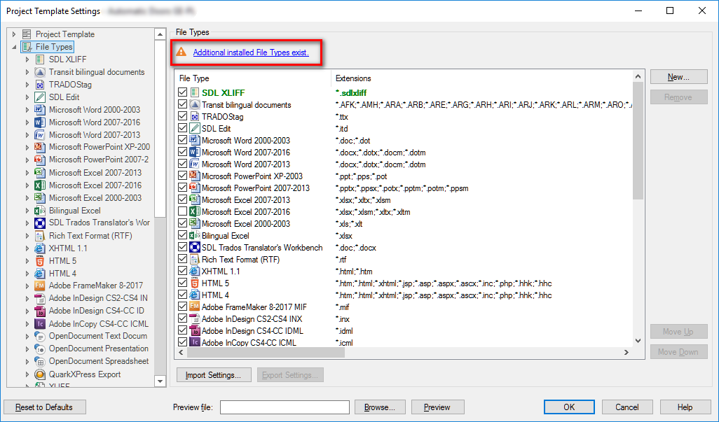 File Type TMX Filter not installing - 2. RWS AppStore Applications ...