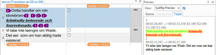 Display time code in SRT files using the SubRip File Type - 7 ...