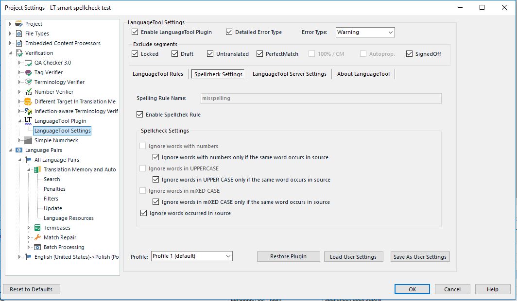 LanguageTool Plugin as smart spell checker - 2. RWS AppStore ...
