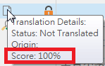 A Not Translated segment without a score is locked when we use SDLXLIFF Toolkit to globally lock ...