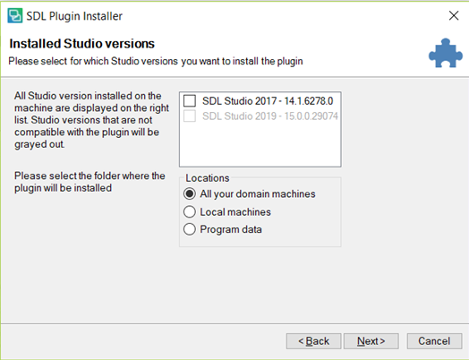 Apply Studio Project Template plug-in not working with Studio 2019 - 2. RWS AppStore ...