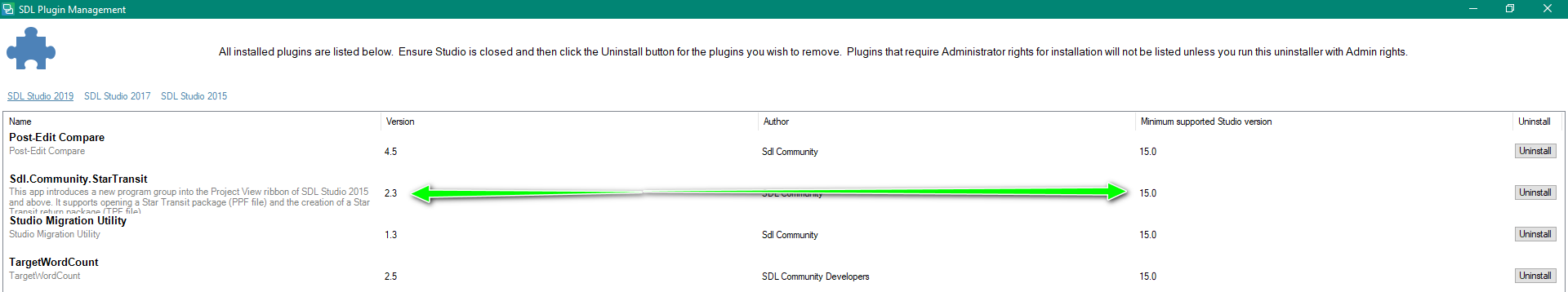 TransitPackage Handler and Studio 2019 - 2. RWS AppStore Applications ...
