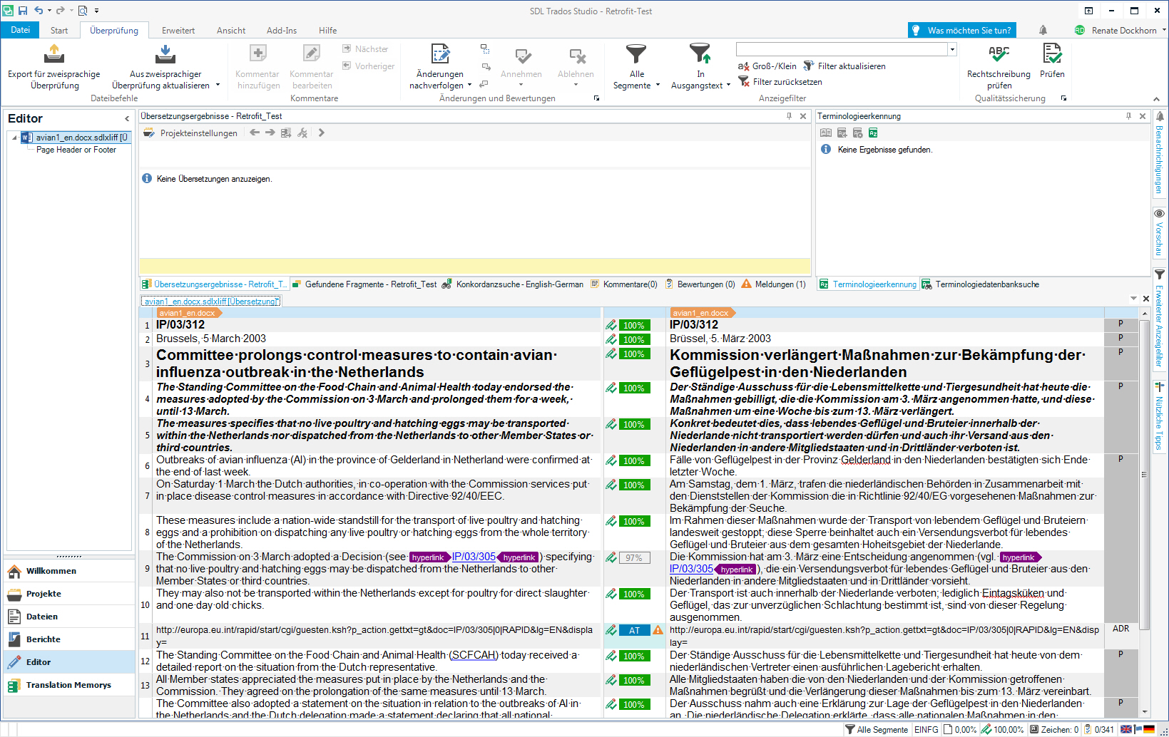 Retrofit function - 1. Trados Studio - Trados Studio - RWS Community