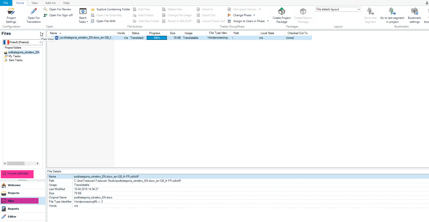 Is It Possible To Keep The Include Subfolders Checkbox Always Checked