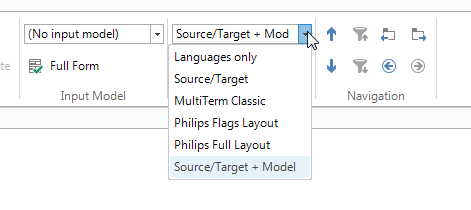 MultiTerm | 'Default layout' under 'Display' section - 3. MultiTerm ...