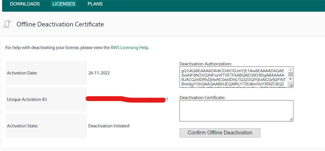 neither activation nor deactivation work with Trados Studio 2022 ...