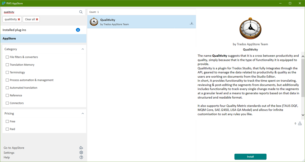 cant install a plugin - 2. RWS AppStore Applications - RWS AppStore ...