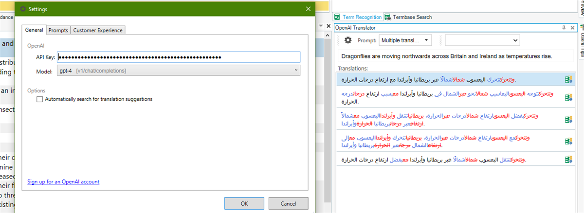OpenAI Error message - 2. RWS AppStore Applications - RWS AppStore ...
