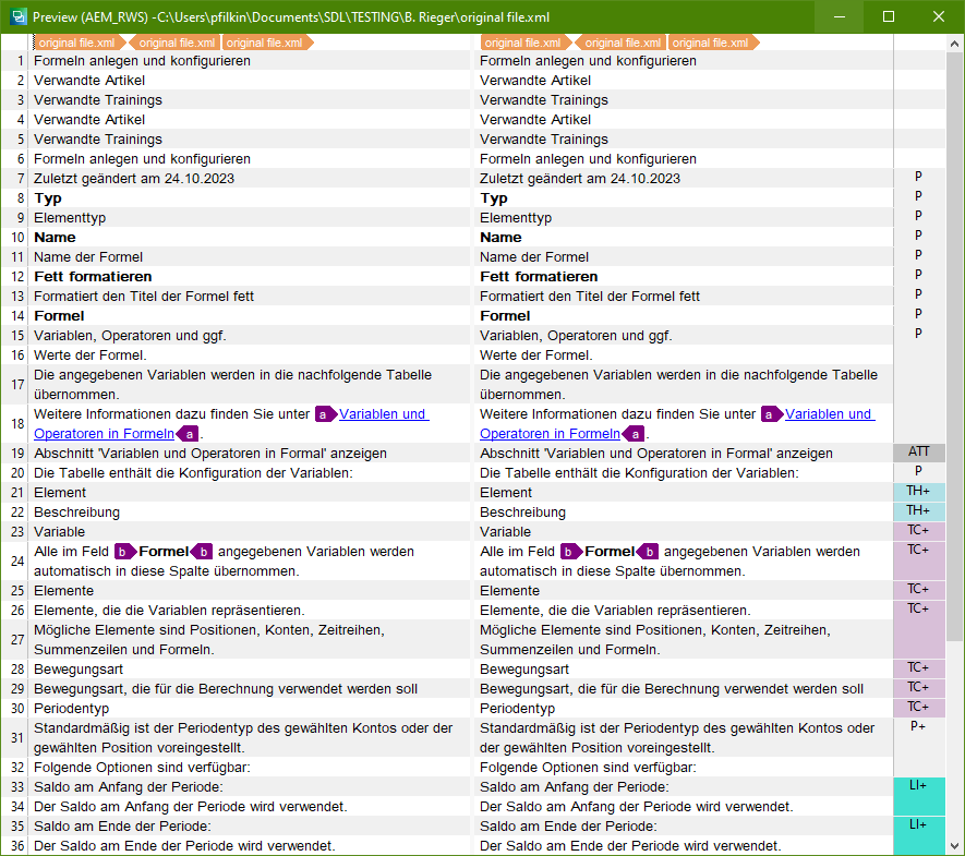 Warning message "The start tag xxx does not match the end tag xxx ...