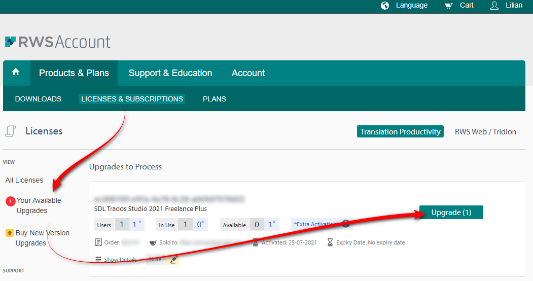 Studio 2022 license not shown in my account - 2. Licensing and ...