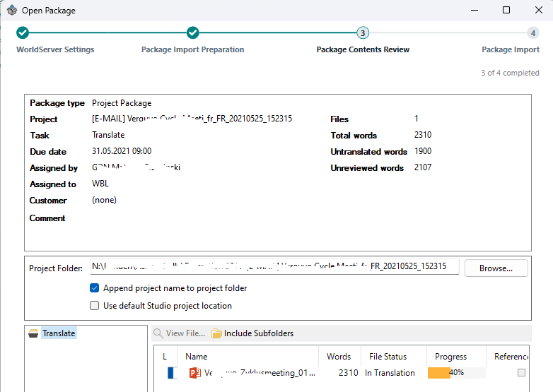 WorldServer Compatibility Pack for Studio 2021 SR 1 version 16.1.4.4184 ...