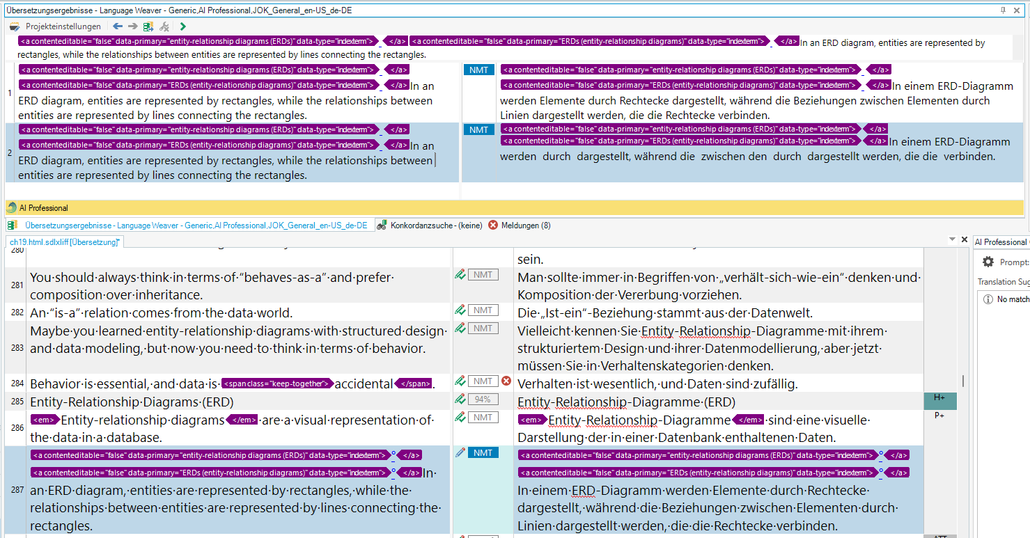 AI Professional shows no translation at all - 2. RWS AppStore ...