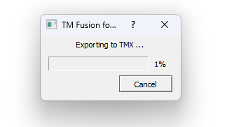 TM Fusion for Trados app crashes while export - 2. RWS AppStore Applications - RWS AppStore ...