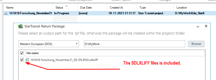 Transit Package Handler Studio 2021: Return package does not contain ...