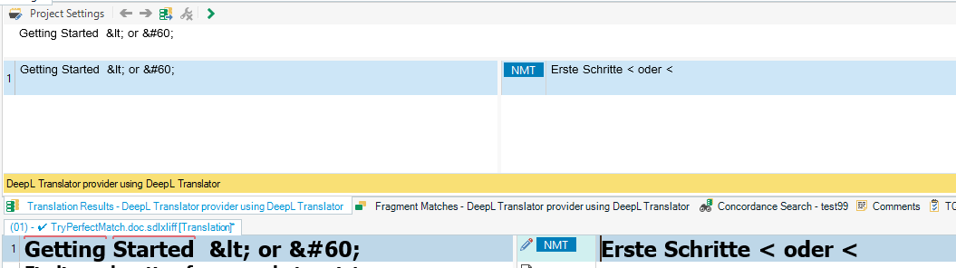 DeepL plugin for Studio 2021: Entity conversion in MT output - 2. RWS ...
