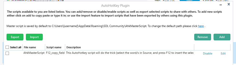 Terminjector and Postediting - 2. RWS AppStore Applications - RWS ...