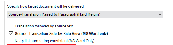 SDL XLIFF Converter - Export Bilingual Word - Paragraph - 2. RWS ...