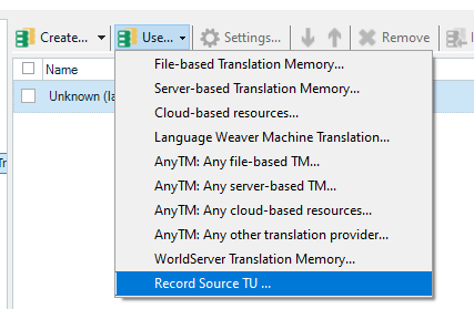 Cannot get "Record Source TU" to work - any update? - 2. RWS AppStore ...