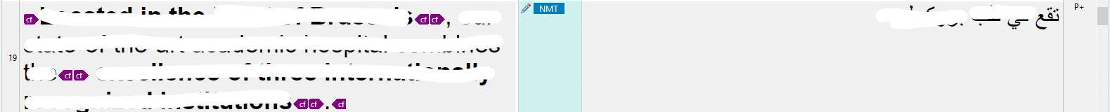 OpenAI Plugin does not include Tags in pretranslated segments - 2. RWS ...