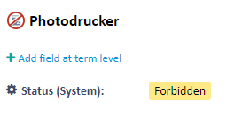 Marking a term as forbidden (in a cloud termbase) - 2. Trados cloud ...