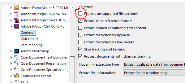 Trados Studio 2022 - 17.0.6.14902 can not open IDML files - 2. Trados Studio - Trados Studio ...