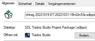 Open return package with which programme for automatic import? - 1. Trados Studio - Trados ...