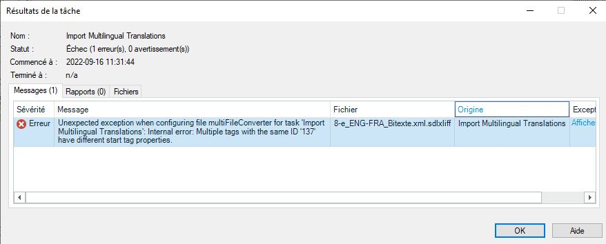 I am trying to install the Multilingual XML filetype plugin in Studo 2021 SR2 and get this error ...