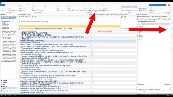 Multi-criteria filtering (e.g. AT and Unconfirmed) - 2. Trados Studio ...