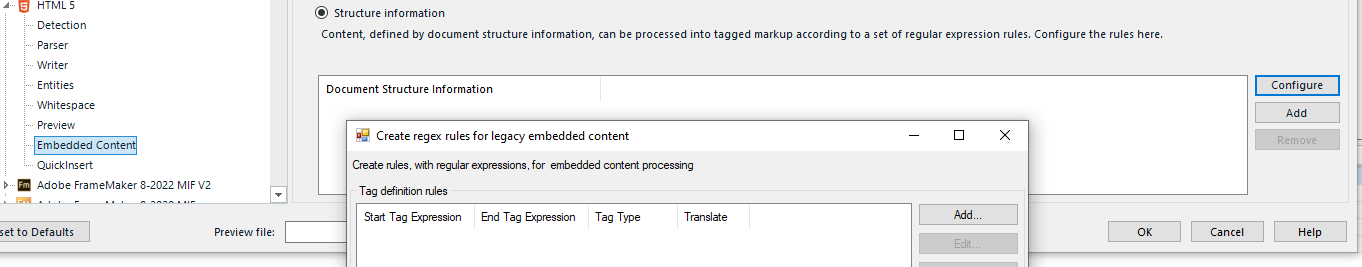 Is it possible to make internal tags for special texts by regular ...