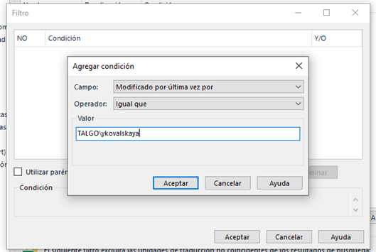 Filter/isolate translated segments based on Translation Unit ...
