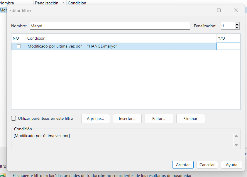 Filter/isolate translated segments based on Translation Unit ...