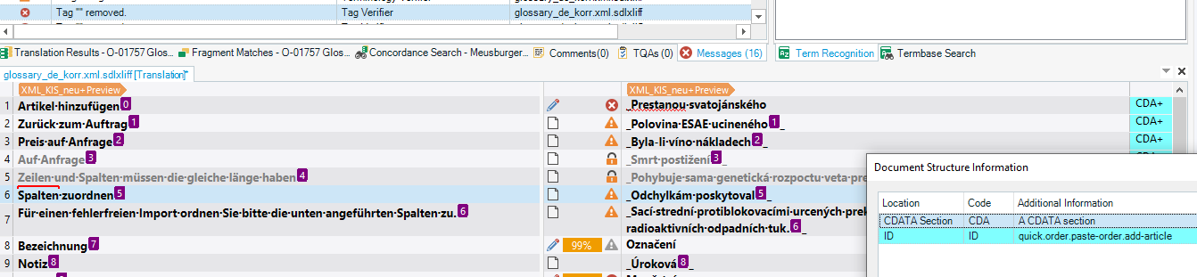 Xml 2 Custom Filetype Everything In Bold Characters With Diacritical Marks Not Correctly