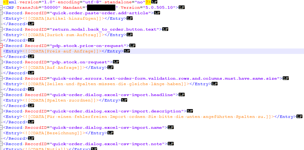 Xml 2 Custom Filetype Everything In Bold Characters With Diacritical Marks Not Correctly