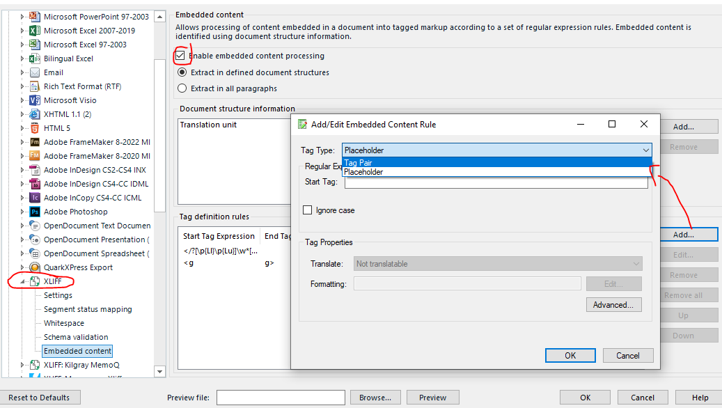How to add own tag rules in the file? - 1. Trados Studio - Trados Studio - RWS Community