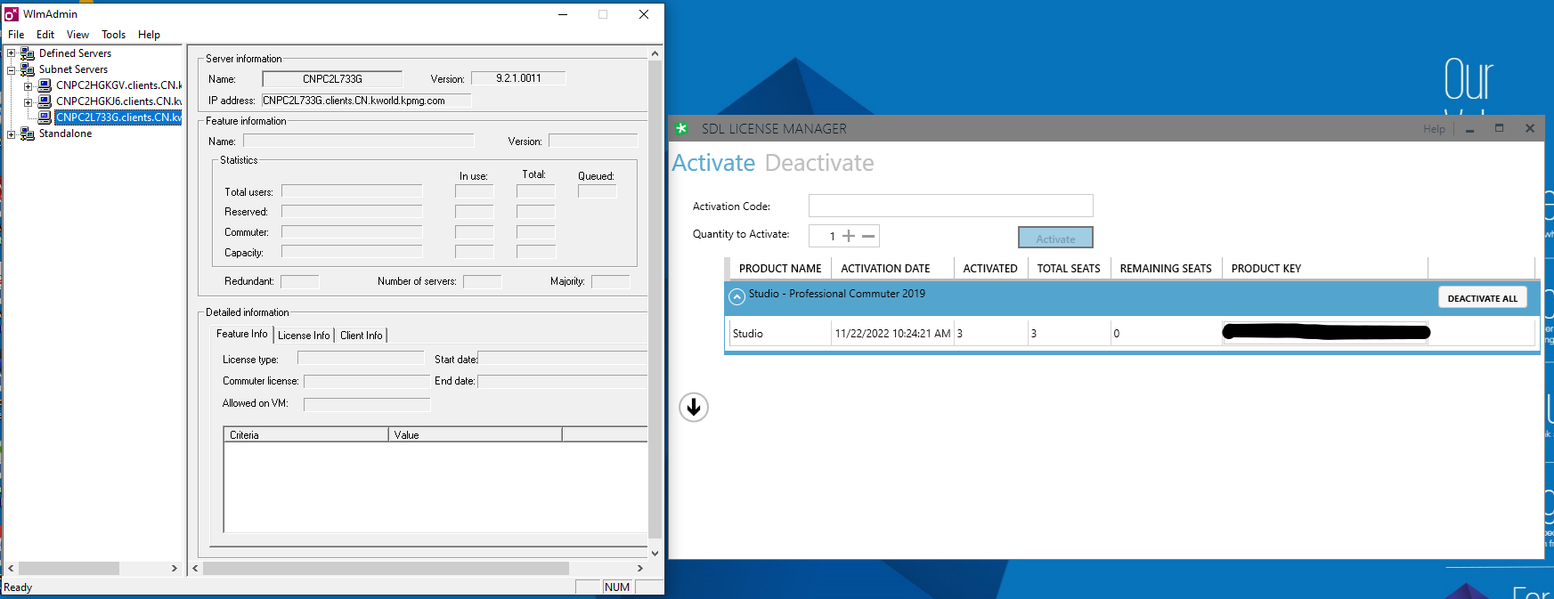Unable to activate Trados Studio 2019 - 2. Licensing and Installation ...
