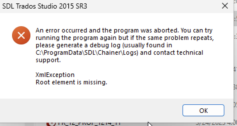 Cannot install Trados 2015 - 2. Licensing and Installation - Trados Portfolio - RWS Community