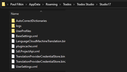 After installation of new SP for Trados Studio 2022 and some plugins: Dienst "Sdl.Desktop ...