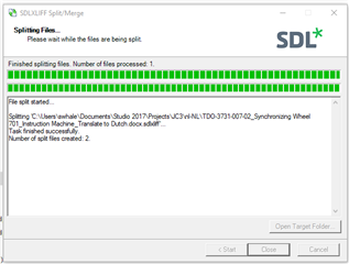 SDLXLIFF Split/Merge - 2. RWS AppStore Applications - RWS AppStore ...