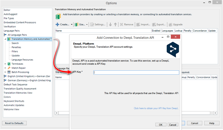 Installing The Deepl Plugin 2 Rws Appstore Applications Rws Appstore Rws Community