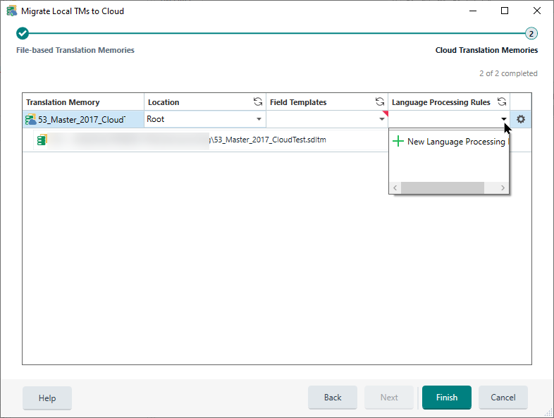 Field Templates and Language Processing Rules do not display when using ... Field Templates and Language Processing Rules do not display when using ...