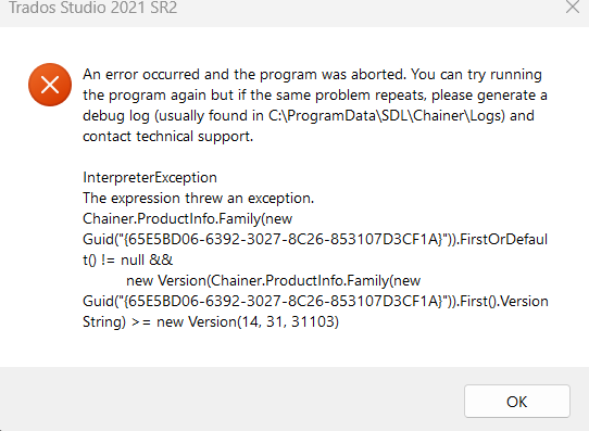 Help with installation - 2. Licensing and Installation - Trados ...